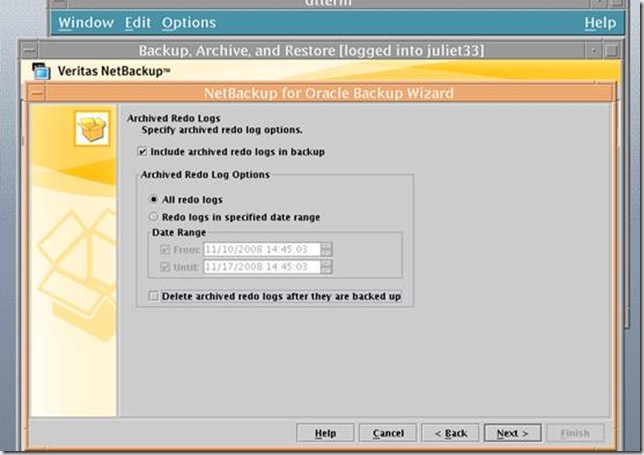 Knowledge Management It For You Backup Step By Step Oracle Backup On Netbackup